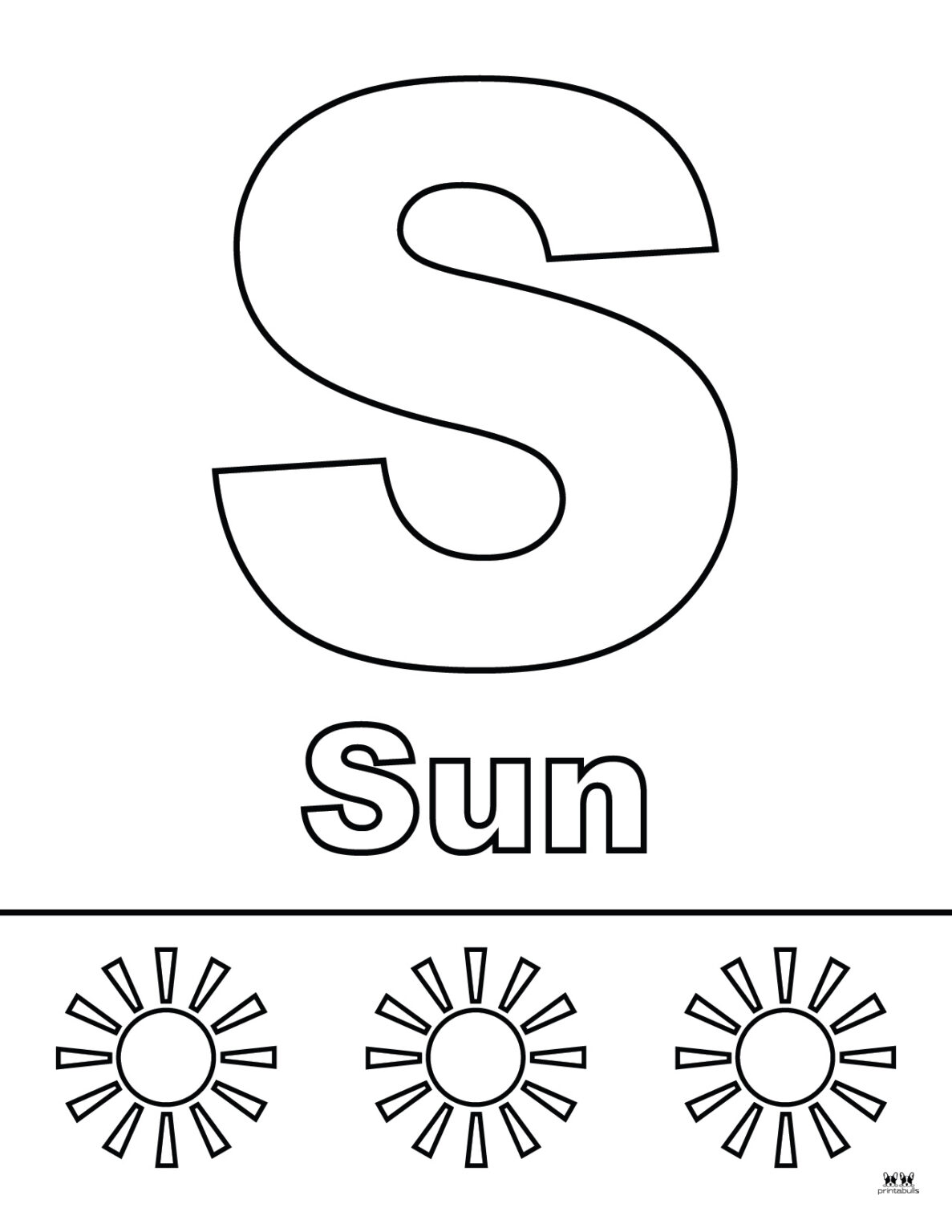 Letter S Coloring Pages - 15 FREE Pages | Printabulls