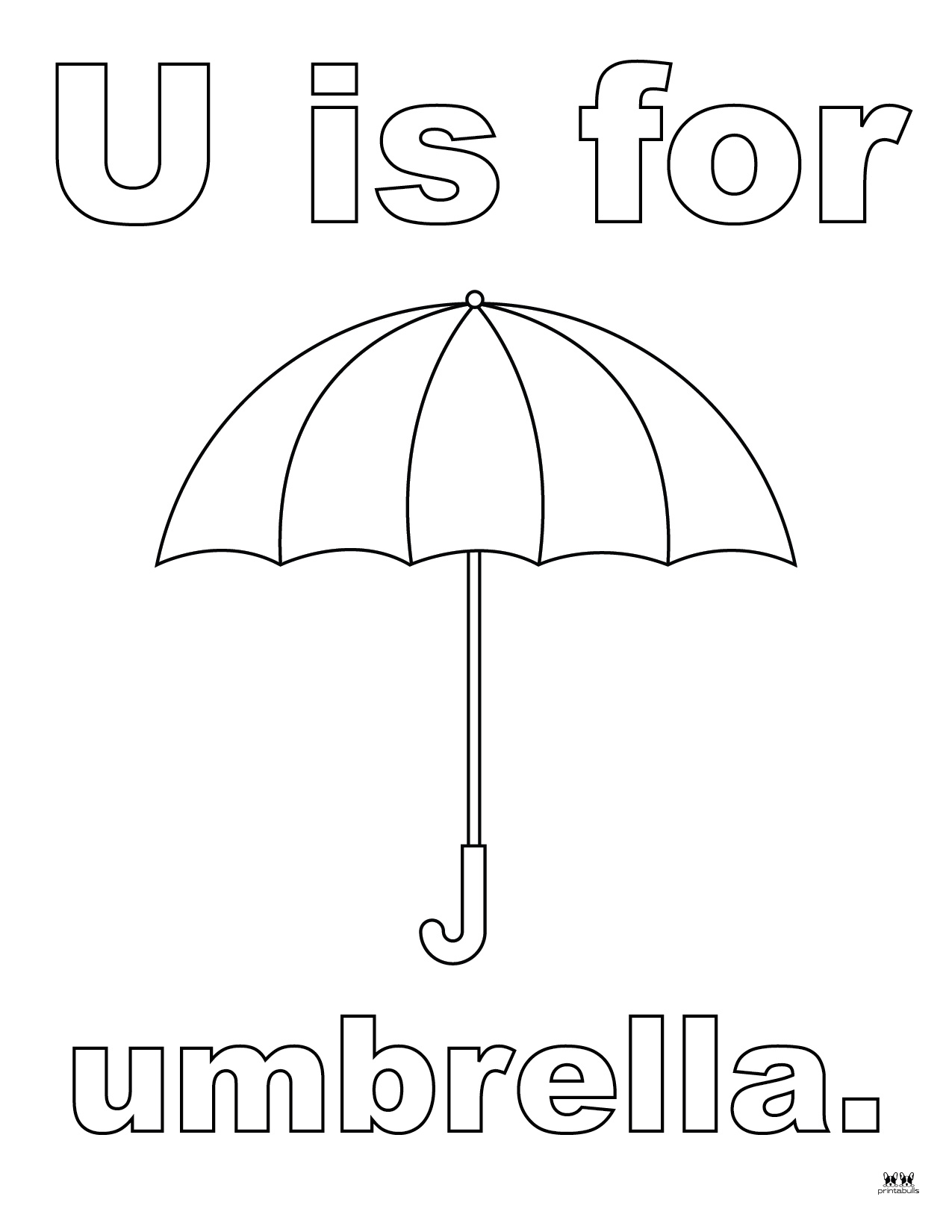 Letter U Coloring Pages - 15 FREE Pages | Printabulls