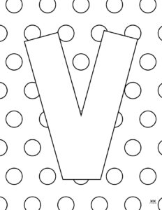 Letter V Coloring Pages - 15 FREE Pages | Printabulls