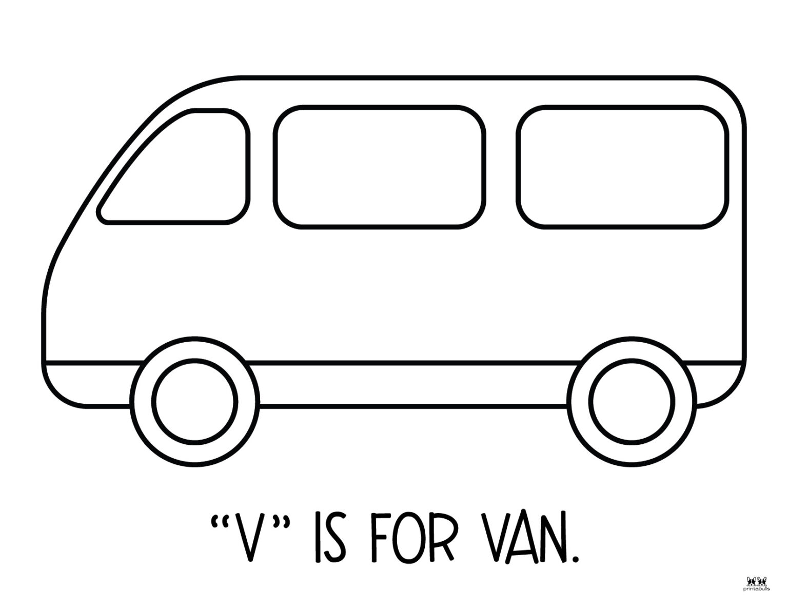 Letter V Coloring Pages - 15 FREE Pages | Printabulls