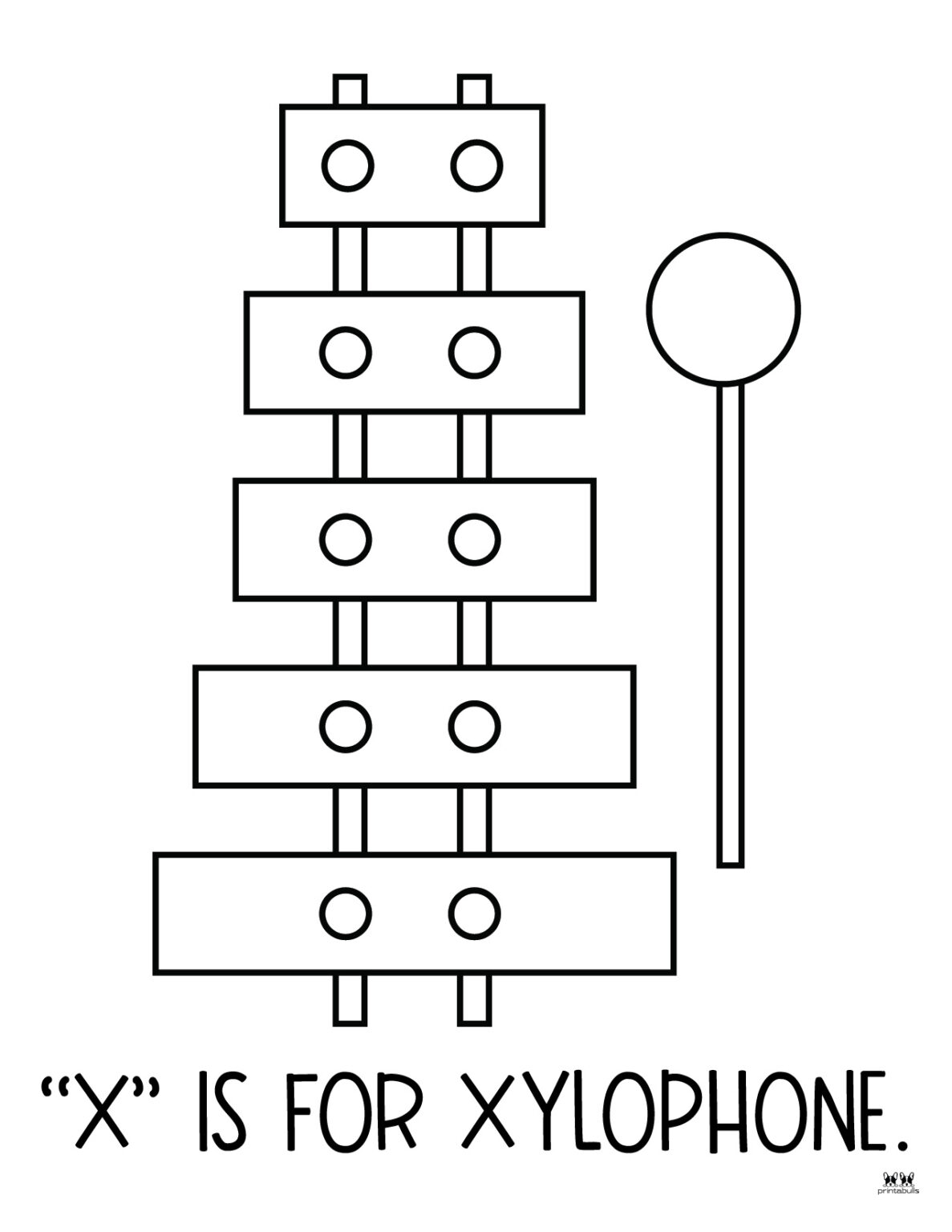 Letter X Coloring Pages - 15 FREE Pages | Printabulls