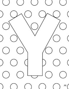 Letter Y Coloring Pages - 15 FREE Pages | Printabulls