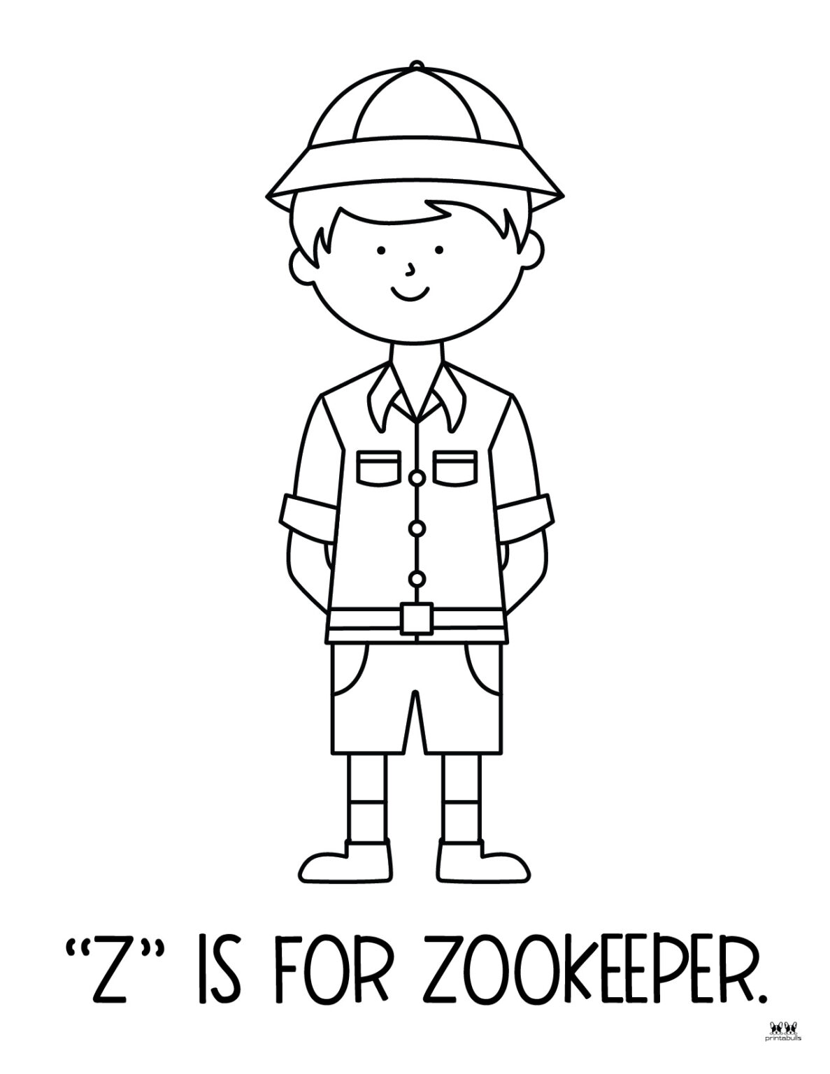 Letter Z Coloring Pages - 15 FREE Pages - PrintaBulk
