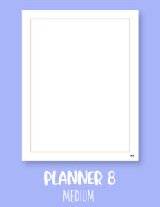 Blank Planner Pages - FREE 2026 Planner Pages | Printabulls