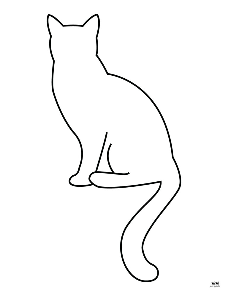 Halloween Cat Coloring Pages - 25 FREE Pages | Printabulls