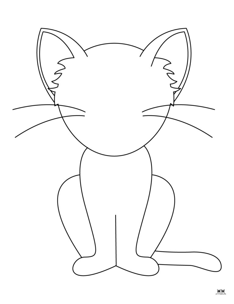 Halloween Cat Coloring Pages - 25 FREE Pages | Printabulls