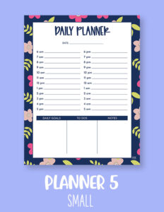Daily Planner Pages - FREE 2026 Planner Pages | Printabulls