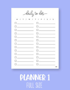 To Do List Planner Pages - FREE 2026 Planner Pages | Printabulls