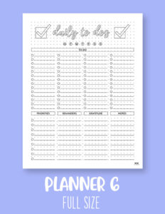 To Do List Planner Pages - FREE 2026 Planner Pages | Printabulls