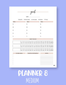 Goal Planner Pages - FREE 2026 Planner Pages | Printabulls