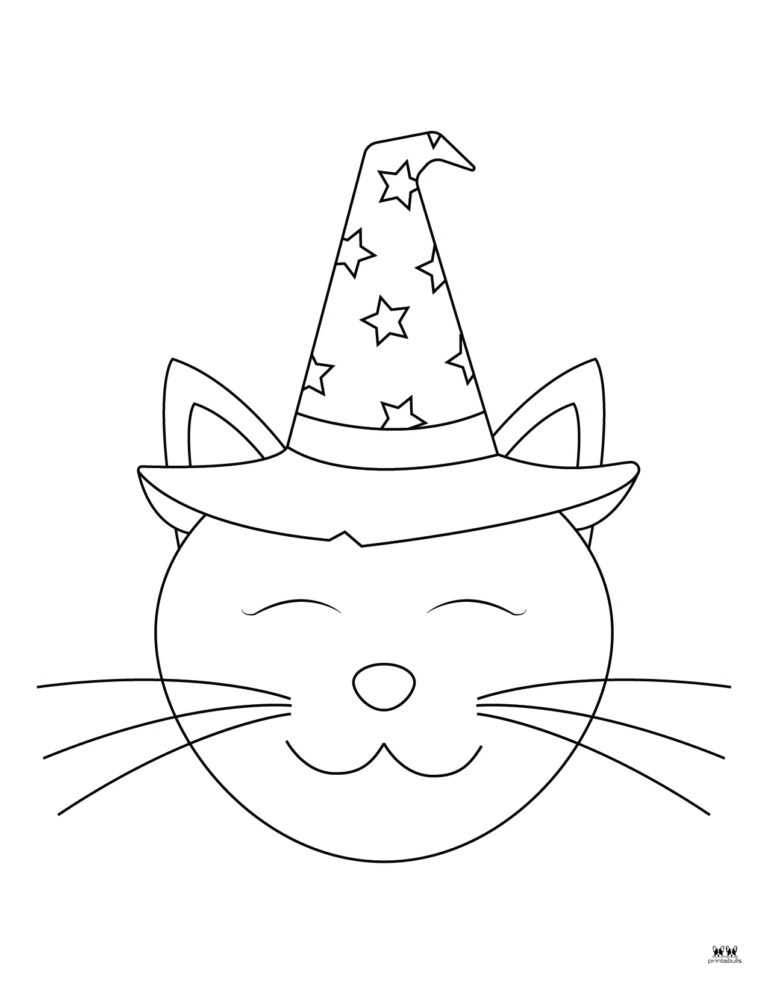 Halloween Cat Coloring Pages - 25 FREE Pages | Printabulls Halloween Cat Coloring Pages - 25 FREE Pages | Printabulls