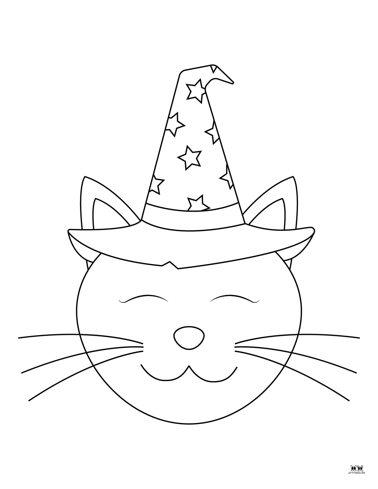 Halloween Cat Coloring Pages - 25 FREE Pages - PrintaBulk