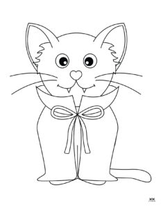 Halloween Cat Coloring Pages - 25 FREE Pages | Printabulls