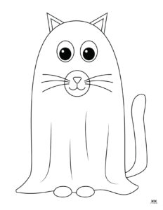 Halloween Cat Coloring Pages - 25 FREE Pages | Printabulls