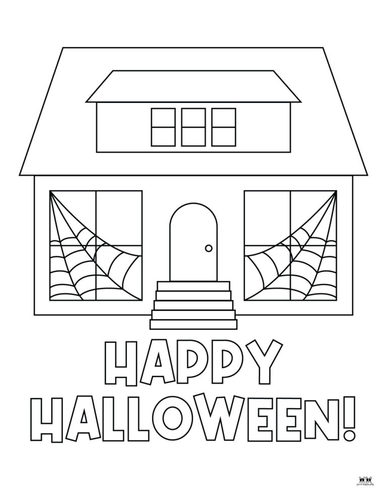 Haunted House Coloring Pages - 25 FREE Pages | Printabulls