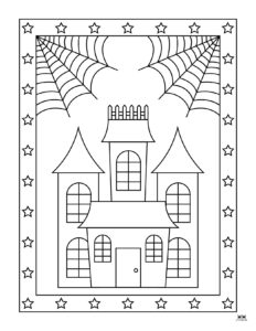 Haunted House Coloring Pages - 25 FREE Pages | Printabulls