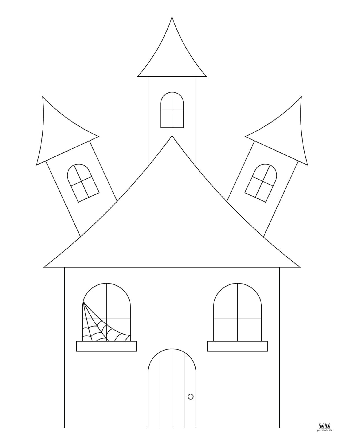 Haunted House Coloring Pages - 25 FREE Pages | Printabulls