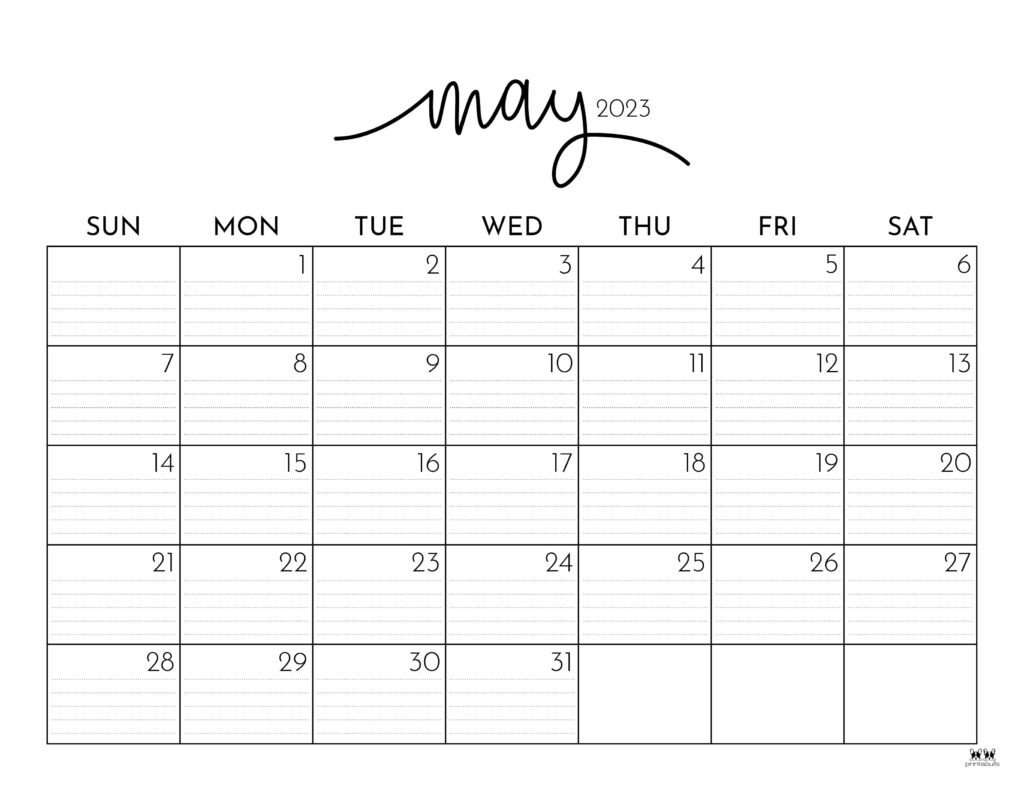 May 2023 Calendar Printable Get Calendar 2023 Update