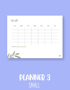 Monthly Planner Pages - FREE 2026 Planner Pages | Printabulls