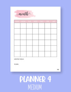 Monthly Planner Pages - FREE 2026 Planner Pages | Printabulls