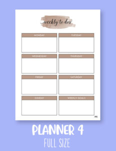 To Do List Planner Pages - FREE 2026 Planner Pages | Printabulls