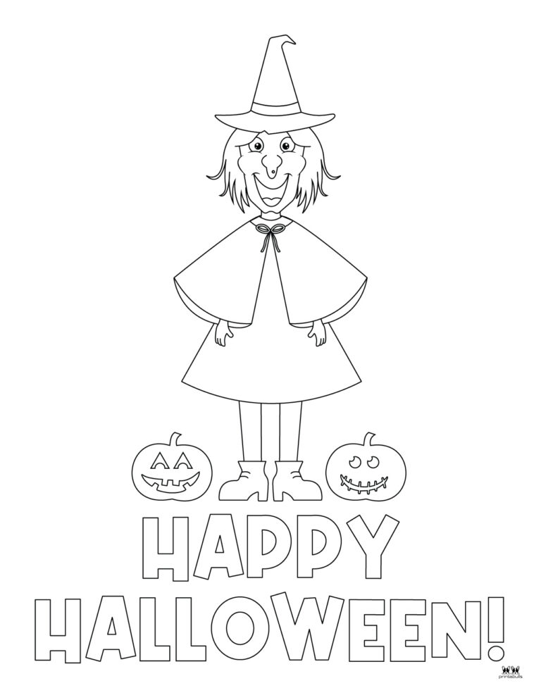 Witch Coloring Pages - 25 FREE Printable Pages | Printabulls