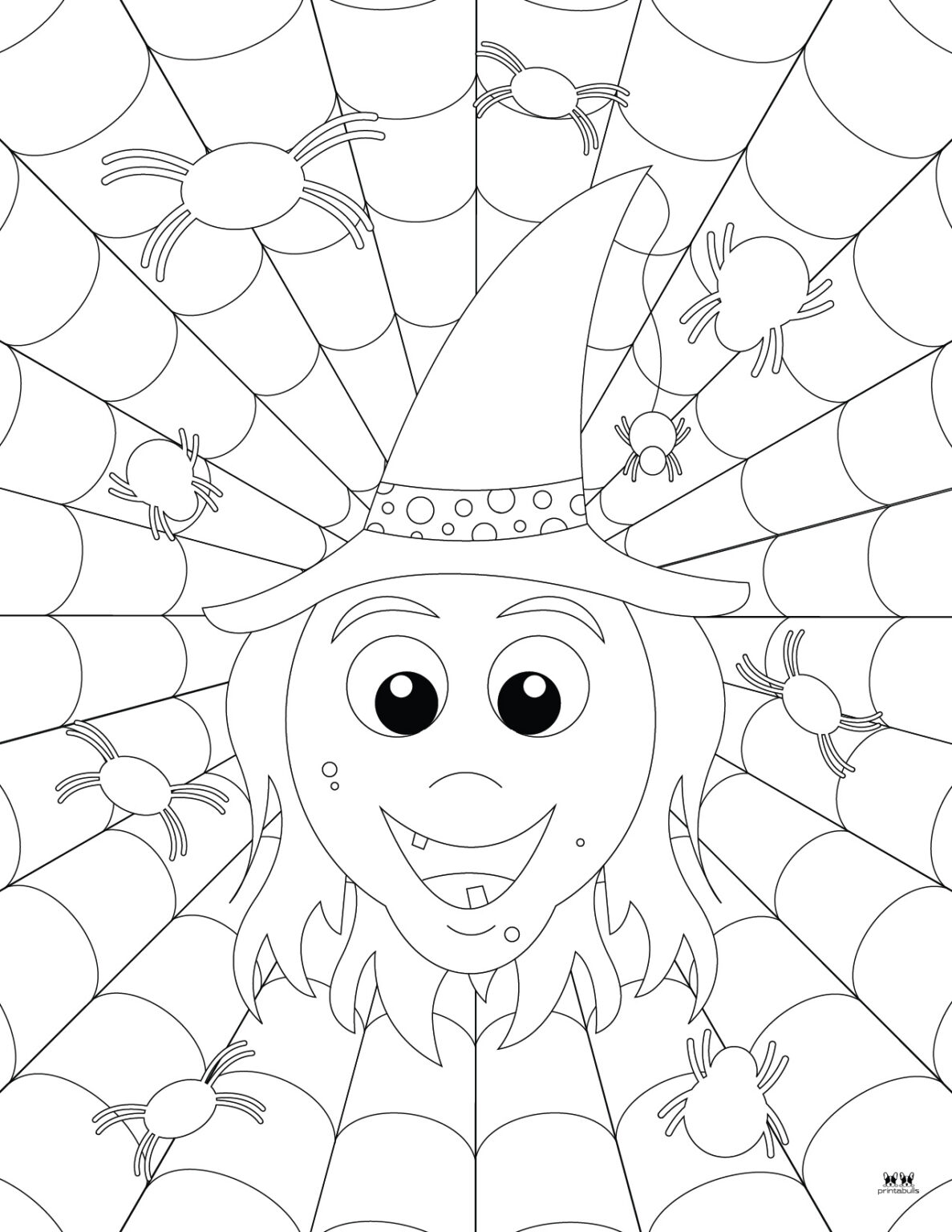 Witch Coloring Pages - 25 FREE Printable Pages | Printabulls
