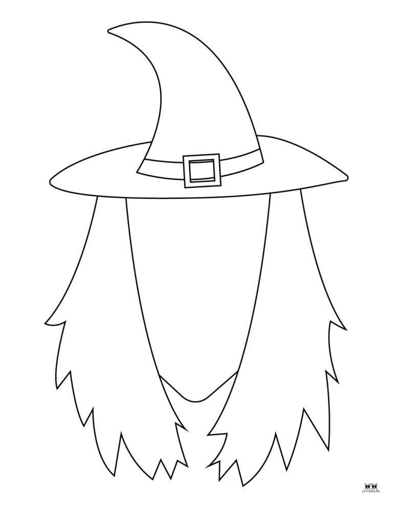 Witch Coloring Pages - 25 FREE Printable Pages | Printabulls