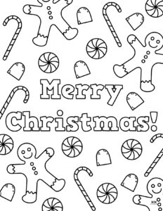 Merry Christmas Coloring Pages - FREE Printables | Printabulls