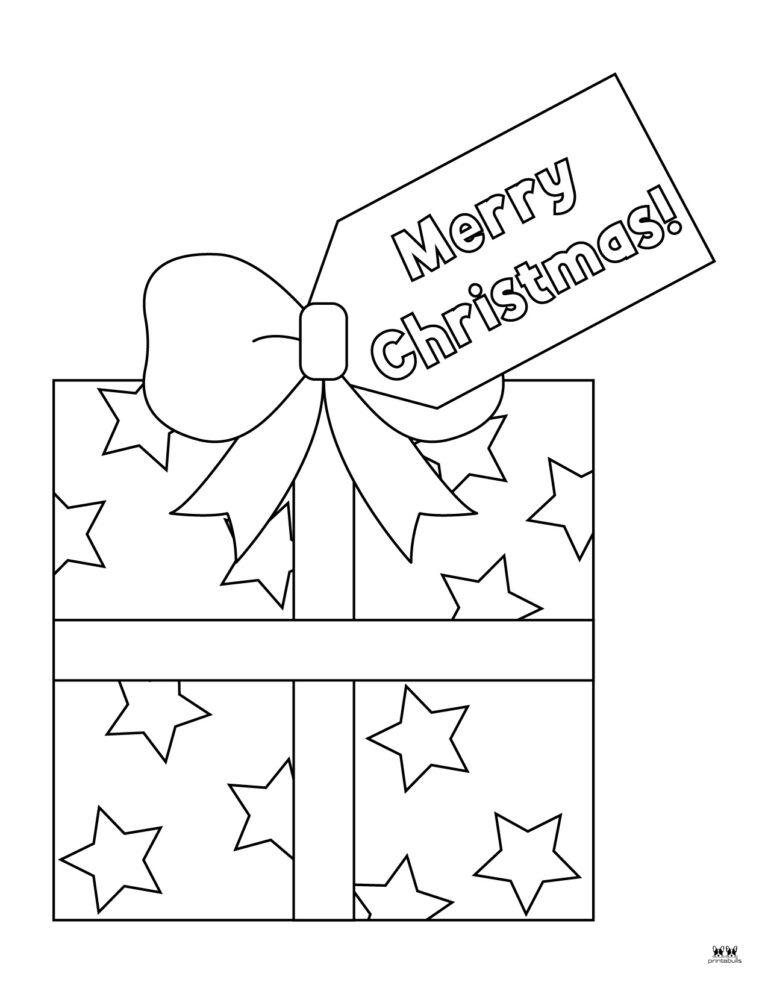 Merry Christmas Coloring Pages - FREE Printables | Printabulls