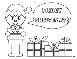 Merry Christmas Coloring Pages - FREE Printables | Printabulls