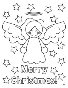 Merry Christmas Coloring Pages - FREE Printables | Printabulls