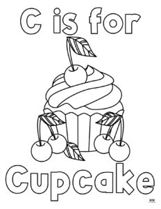 Cupcake Coloring Pages - 25 FREE Printables | Printabulls
