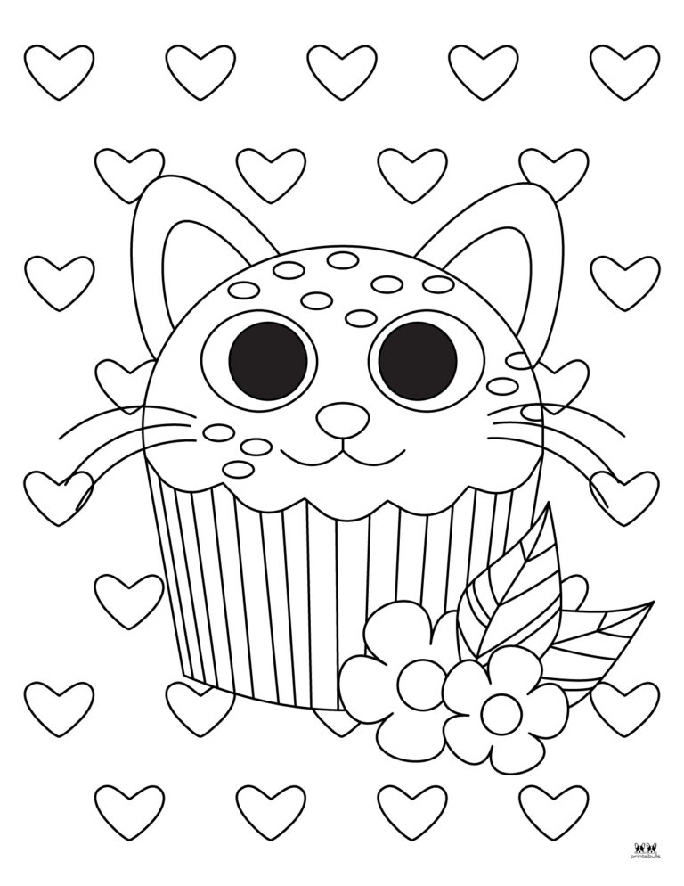 Cupcake Coloring Pages - 25 FREE Printables | Printabulls