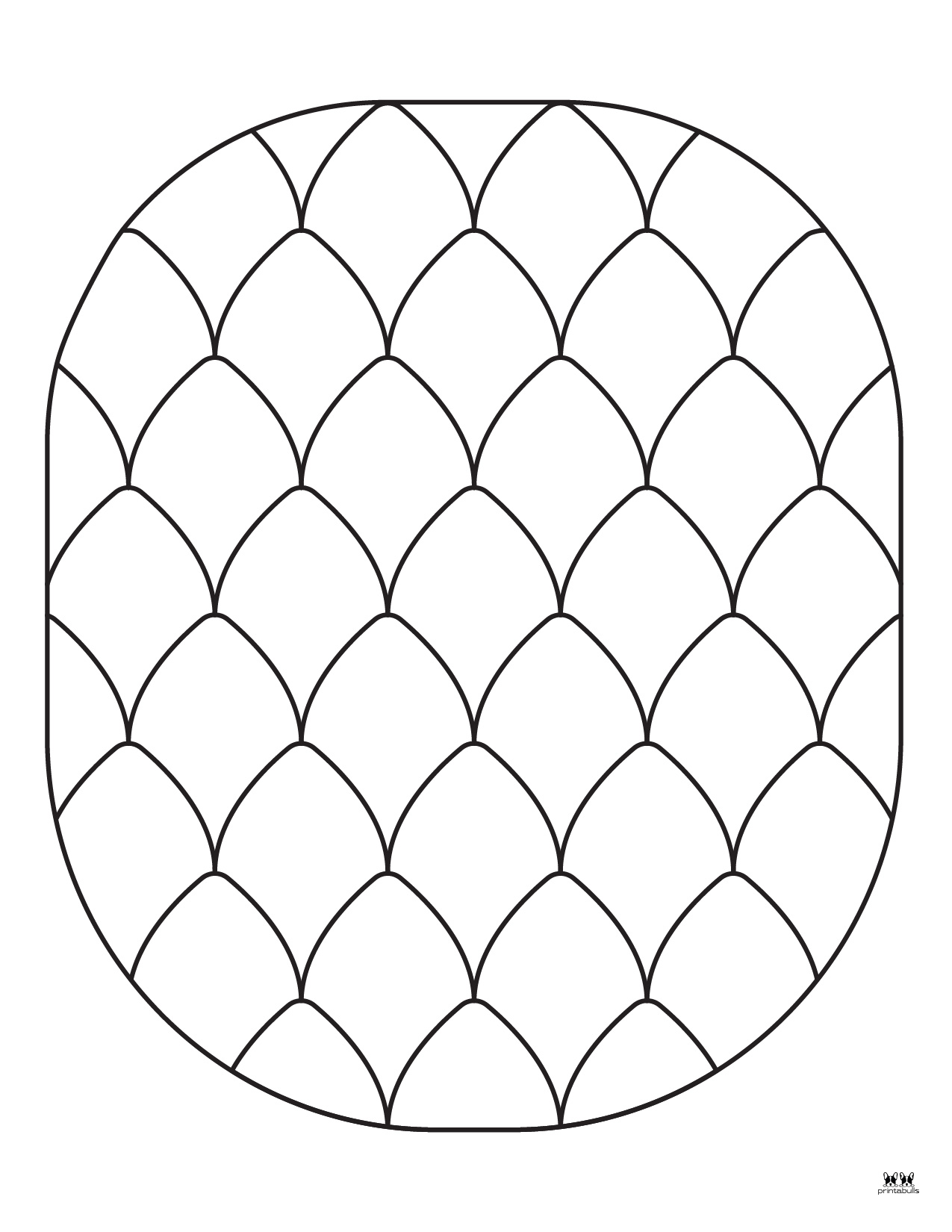 Pineapple Coloring Pages - 25 FREE Pages | Printabulls