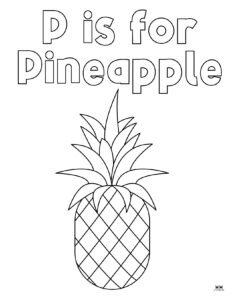 Pineapple Coloring Pages - 25 FREE Pages | Printabulls