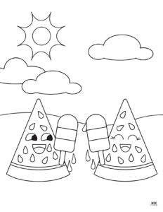 Watermelon Coloring Pages - 27 FREE Printables | Printabulls
