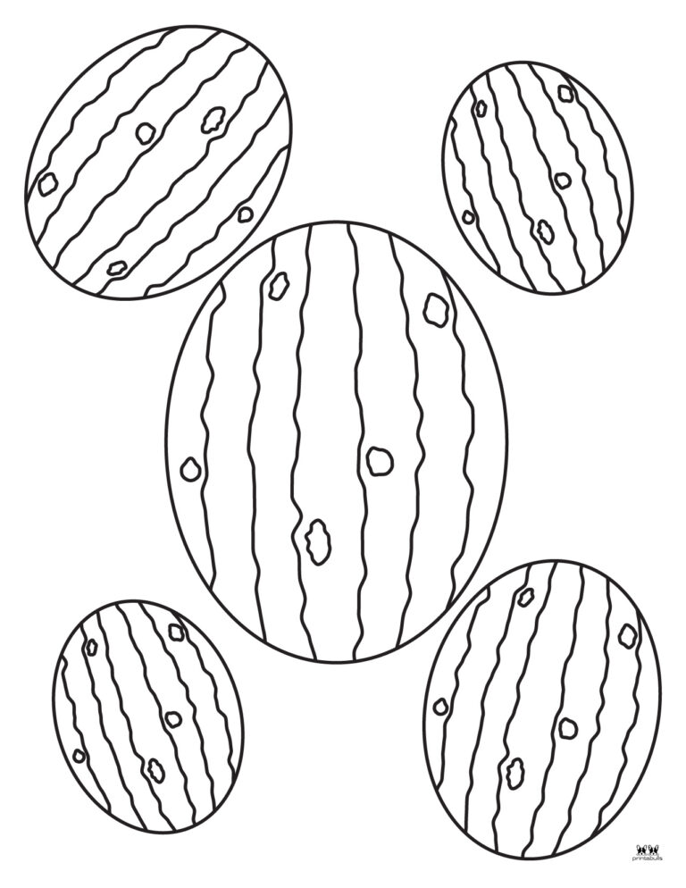 Watermelon Coloring Pages - 27 FREE Printables | Printabulls