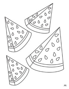 Watermelon Coloring Pages - 27 FREE Printables | Printabulls