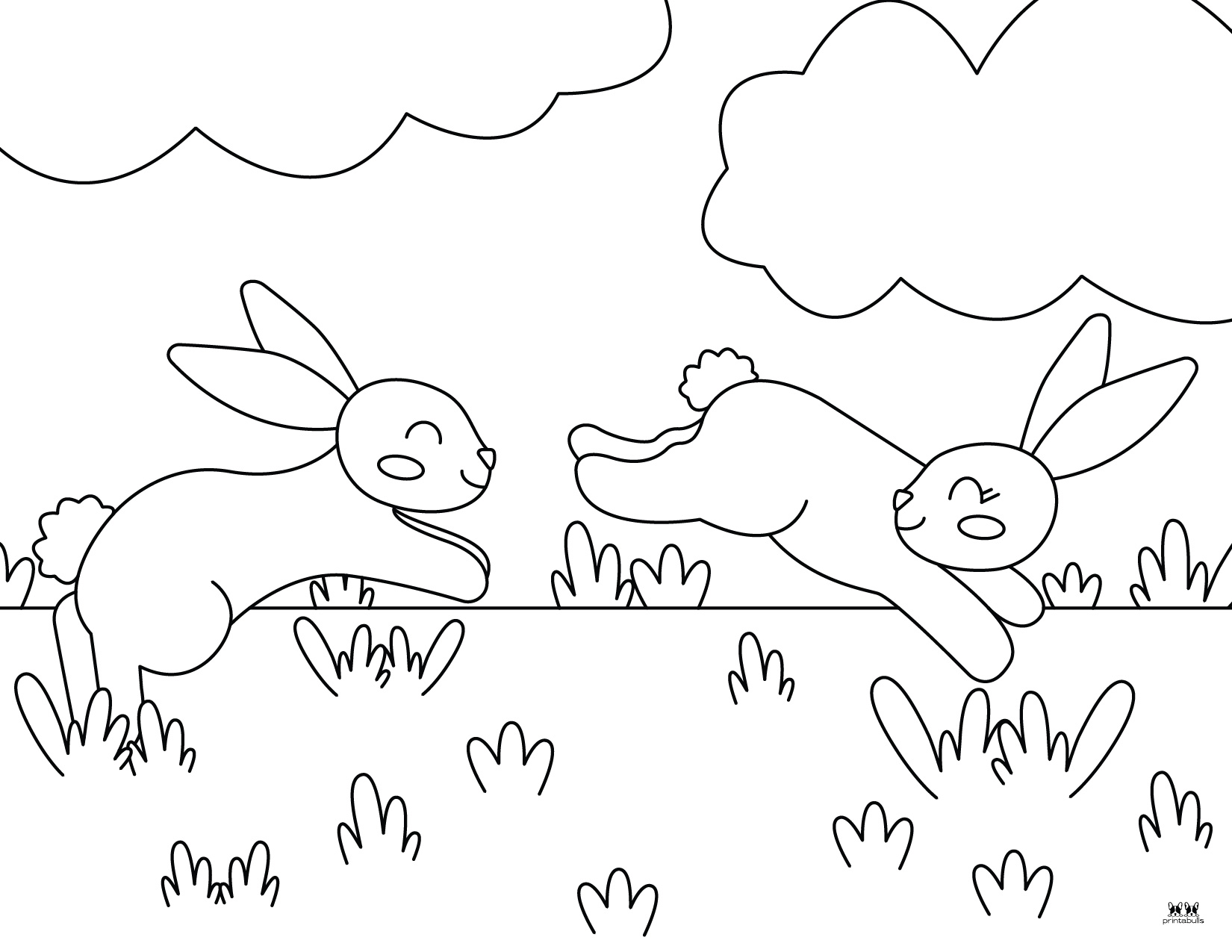 Bunny Coloring Pages - 28 FREE Pages | Printabulls
