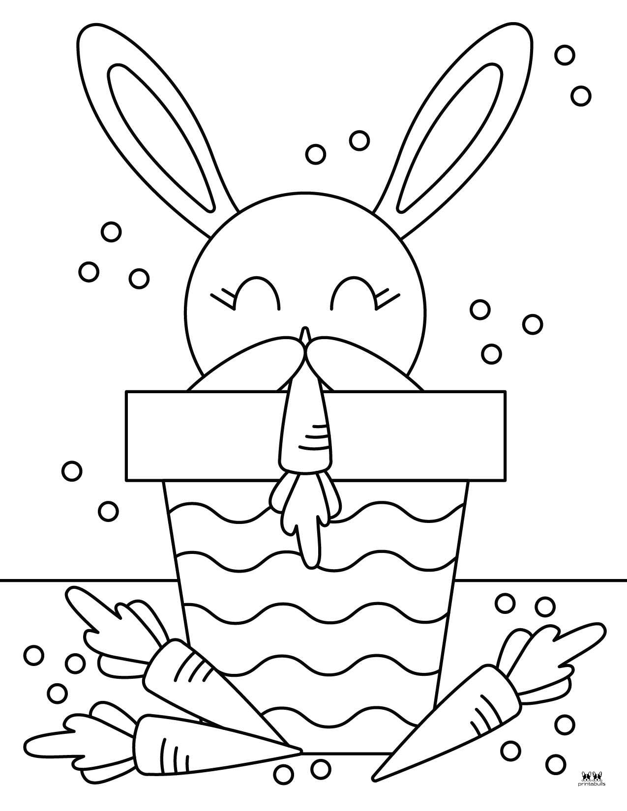 Bunny Coloring Pages - 28 FREE Pages | Printabulls