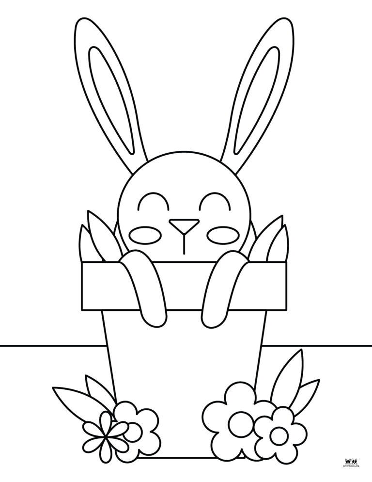 Bunny Coloring Pages - 28 FREE Pages | Printabulls