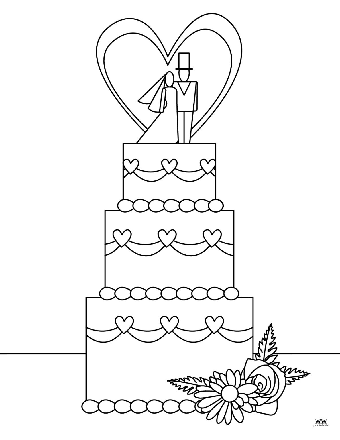 Cake Coloring Pages - 25 FREE Pages | Printabulls