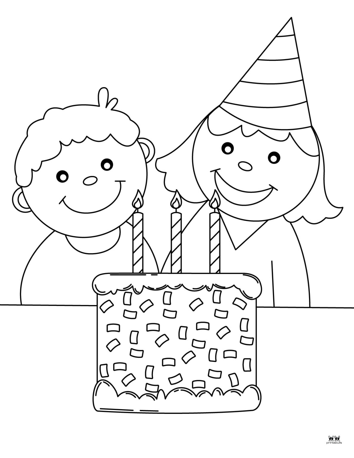 Cake Coloring Pages - 25 FREE Pages | Printabulls