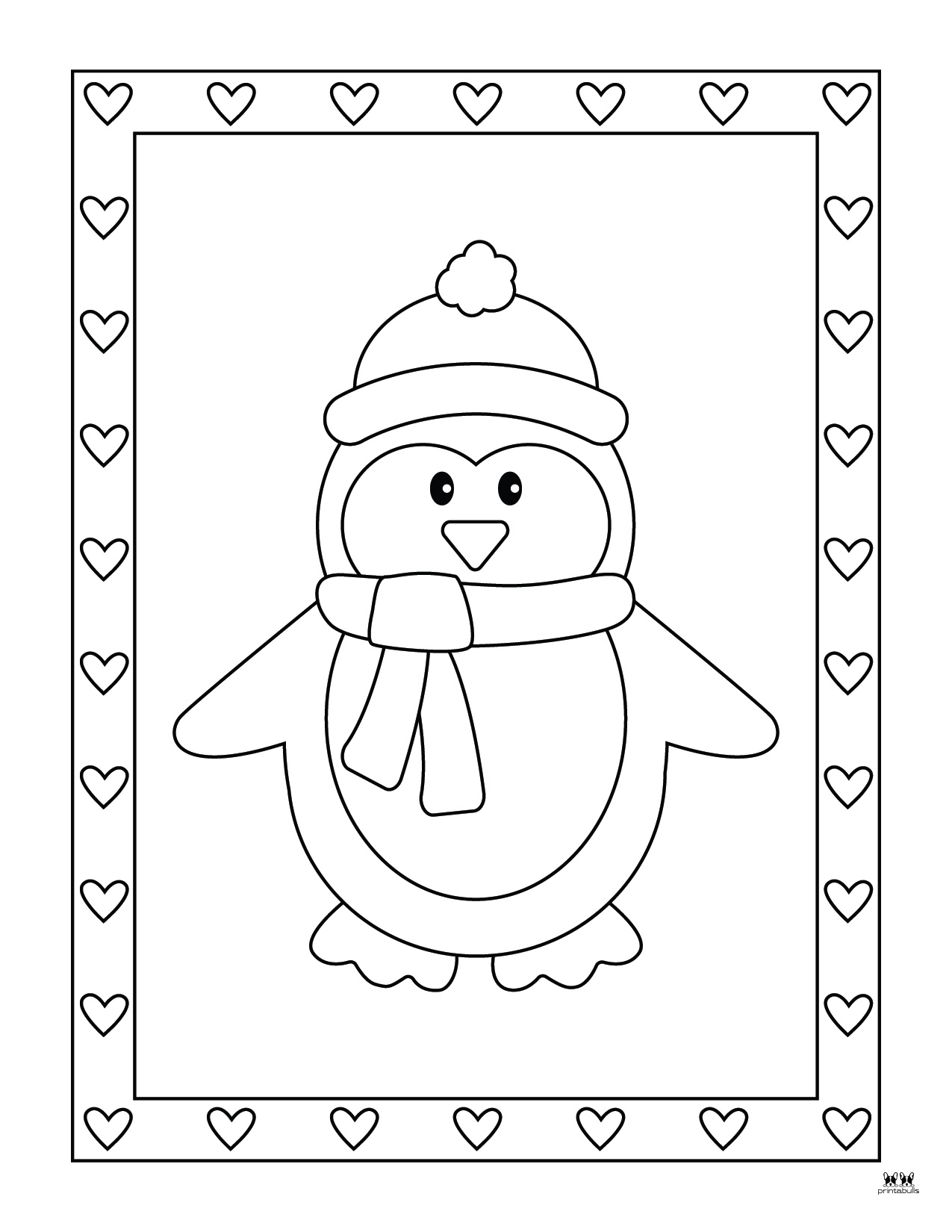 February Coloring Pages - 25 FREE Pages | Printabulls