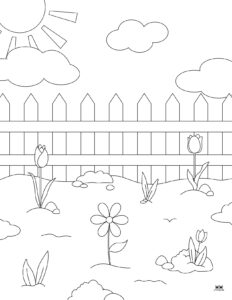 Flower Coloring Pages - 50 FREE Printable Pages | Printabulls