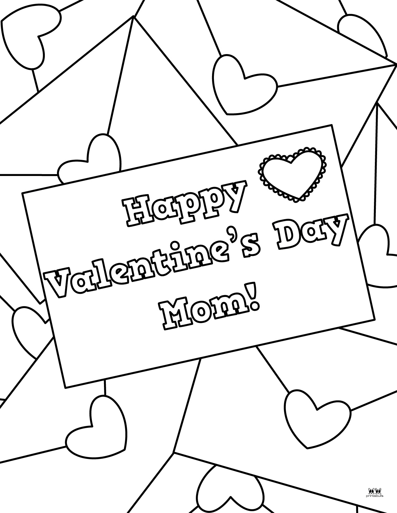 Happy Valentine's Day Coloring Pages - 34 Pages | Printabulls