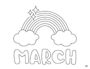 March Coloring Pages - 25 FREE Printable Pages | Printabulls