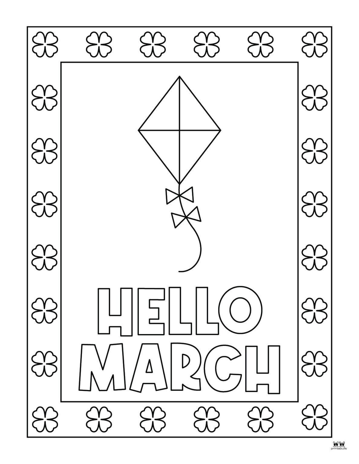 March Coloring Pages - 25 FREE Printable Pages | Printabulls