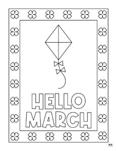 March Coloring Pages - 25 FREE Printable Pages | Printabulls